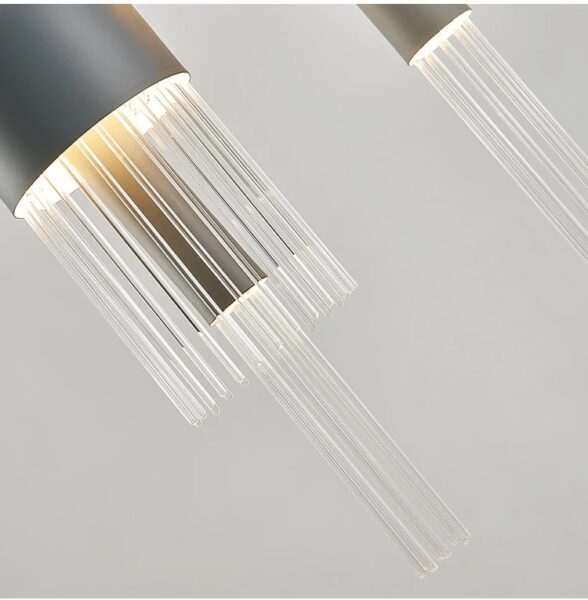 Nowoczesna Metalowa Lampa Wisząca Nappe LED Nad Stół Art Deco - Alesmart