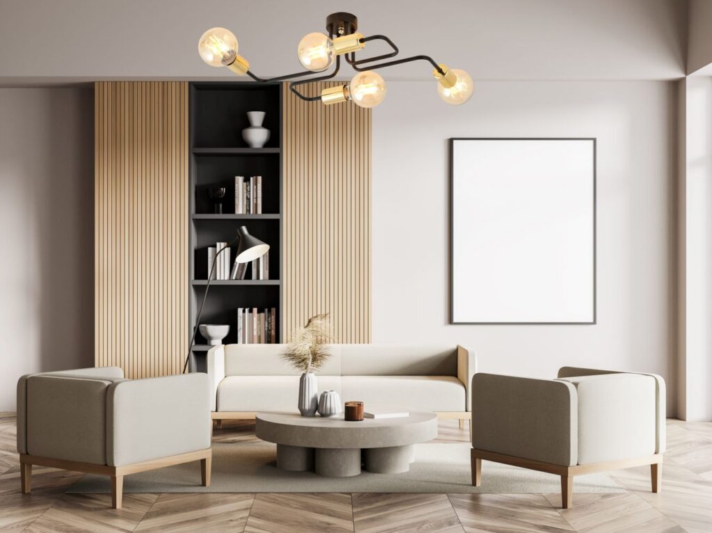 Nowoczesna Lampa Sufitowa Druciana Plafon Loft | Dobra Cena | Sklep Online